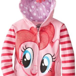 My Little Pony Toddler Girls' Pinky Pie Cosplay Hoodie, Pinkie Pie, 4