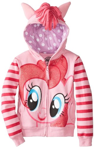 My Little Pony Toddler Girls' Pinky Pie Cosplay Hoodie, Pinkie Pie, 4