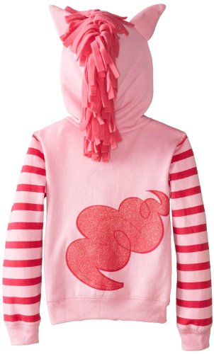 My Little Pony Toddler Girls' Pinky Pie Cosplay Hoodie, Pinkie Pie, 4