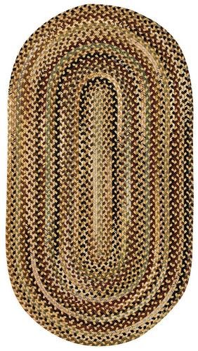 Capel Bangor Amber 4' 0" X 6' 0" Oval Braided Rug