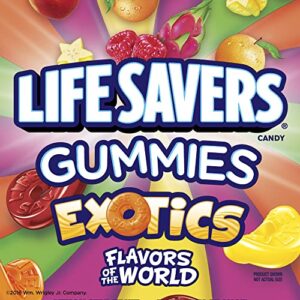 LIFE SAVERS Exotics Gummy Candy, 7 oz Bag