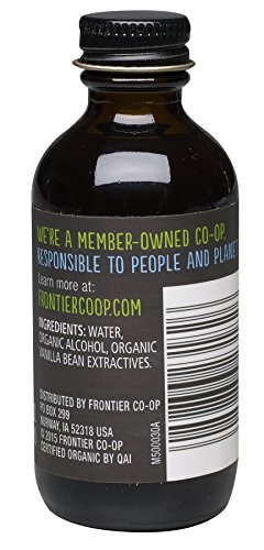 Frontier Co-op Organic Vanilla Extract, 2 Fl Oz