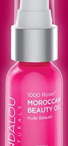 Andalou Naturals 1000 Roses Moroccan Beauty Oil Ounce, White, rose, 1 Fl Oz