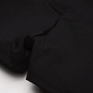 Capezio girls Team Basic Gusset athletic shorts, Black, 4 5 US