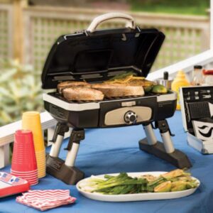 Cuisinart CGG-180TB Portable Propane, Petit Gourmet Tabletop Gas Grill, Black