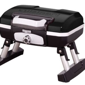 Cuisinart CGG-180TB Portable Propane, Petit Gourmet Tabletop Gas Grill, Black