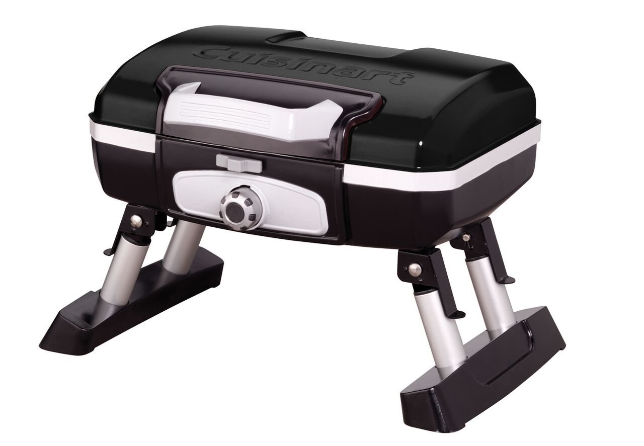 Cuisinart CGG-180TB Portable Propane, Petit Gourmet Tabletop Gas Grill, Black