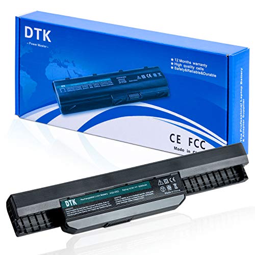 DTK A32-K53 A41-K53 A42-K53 Laptop Battery Replacement for ASUS X54C A53E A53S X54C X54L K43S K53E Notebook 10.8V 5200mAh 6-Cell