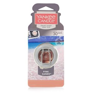 yankee candle car vent clip hw pink sands, smart scent