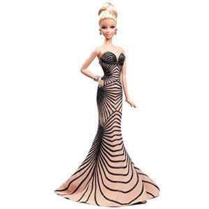 zuhair murad barbie 2014 collectible doll bcp91 by mattel gold label