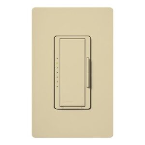 lutron mrf2-6cl-la dimmer switch, 600w maestro wireless incandescent, 150w cfl or led single pole/3-way - light almond