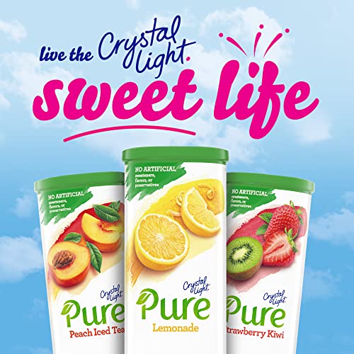 Crystal Light Pure Lemonade Naturally Flavored Powdered Drink Mix 5 Count Pitcher Packets