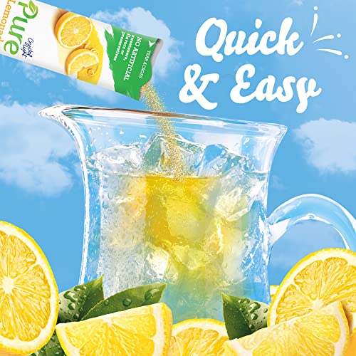 Crystal Light Pure Lemonade Naturally Flavored Powdered Drink Mix 5 Count Pitcher Packets