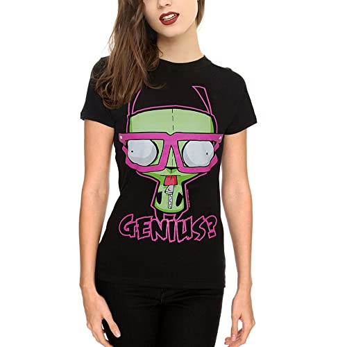 Invader Zim Gir Genius Duh T-Shirt-Junior Large [JL]