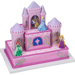 DECOPAC Disney Princess Happily Ever After Signature DecoSet Cake Topper, 4.8" L x 2.5" W x 6" H, Pink