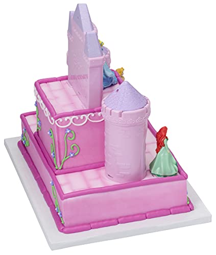 DECOPAC Disney Princess Happily Ever After Signature DecoSet Cake Topper, 4.8" L x 2.5" W x 6" H, Pink