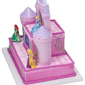 DECOPAC Disney Princess Happily Ever After Signature DecoSet Cake Topper, 4.8" L x 2.5" W x 6" H, Pink