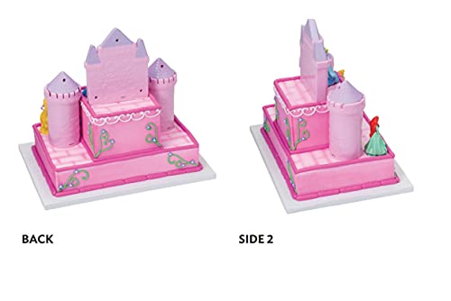 DECOPAC Disney Princess Happily Ever After Signature DecoSet Cake Topper, 4.8" L x 2.5" W x 6" H, Pink