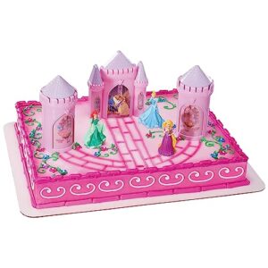 DECOPAC Disney Princess Happily Ever After Signature DecoSet Cake Topper, 4.8" L x 2.5" W x 6" H, Pink