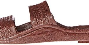 Surf Ware Brown Rubber Sandal, Hawaiian Classics Slide Slipper (8)