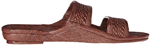 Surf Ware Brown Rubber Sandal, Hawaiian Classics Slide Slipper (8)