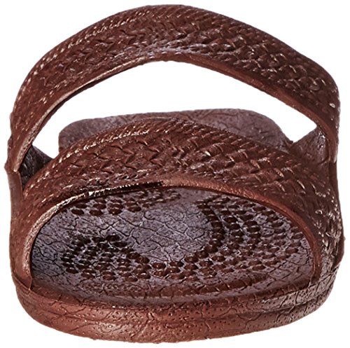 Surf Ware Brown Rubber Sandal, Hawaiian Classics Slide Slipper (8)