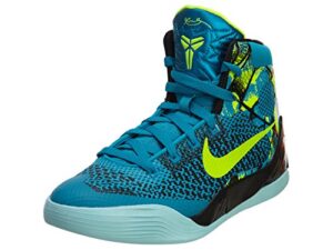 nike kobe ix elite gs [636602-400] basketball neo turquoise/volt-navy