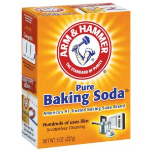 Arm & Hammer Pure Baking Soda, 8oz, Pack of 2