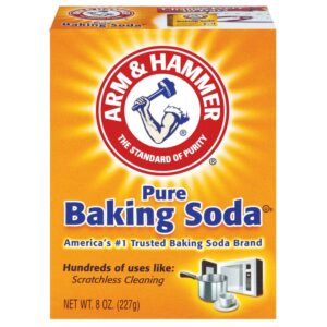 Arm & Hammer Pure Baking Soda, 8oz, Pack of 2