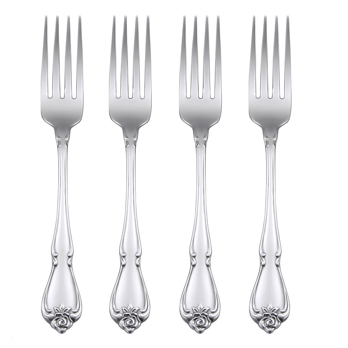 Oneida True Rose Dinner Fork, Set of 4