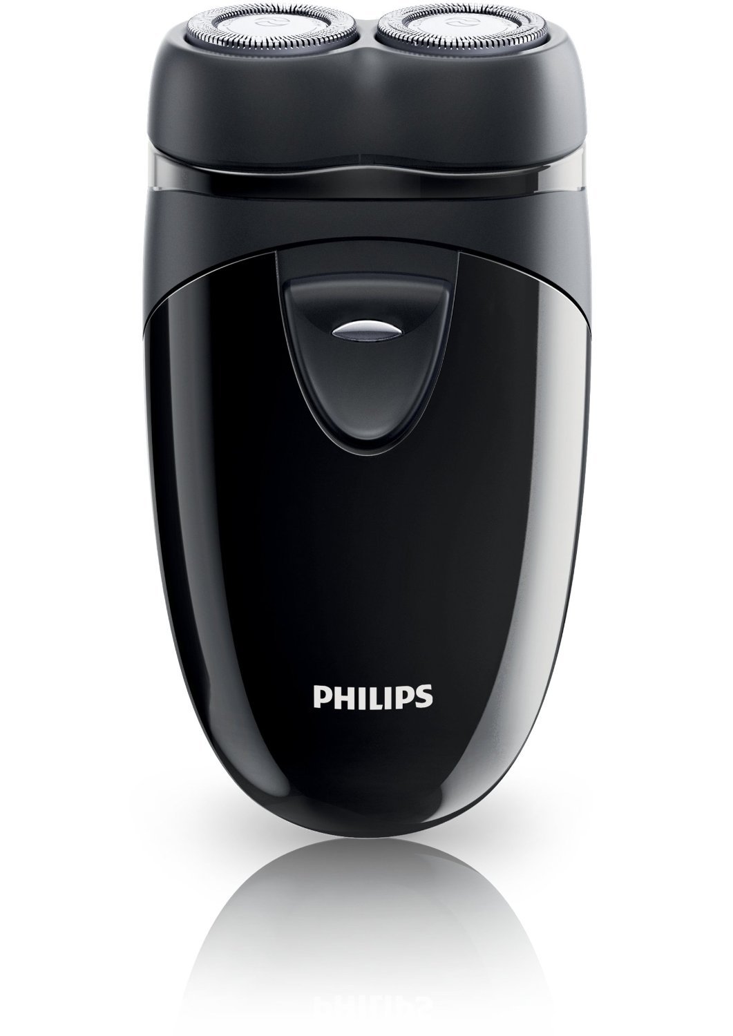 Norelco Travel Men's Shaver with Close-Cut Technology and Independent Floating Heads, Self-Sharpening Blades, 2 x AA Batteries Included by Philips