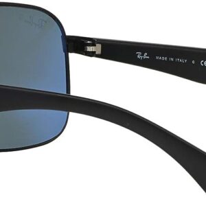 Ray-Ban Men's Rb3516 Metal Square Sunglasses