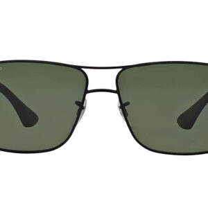 Ray-Ban Men's Rb3516 Metal Square Sunglasses