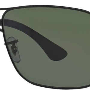 Ray-Ban Men's Rb3516 Metal Square Sunglasses