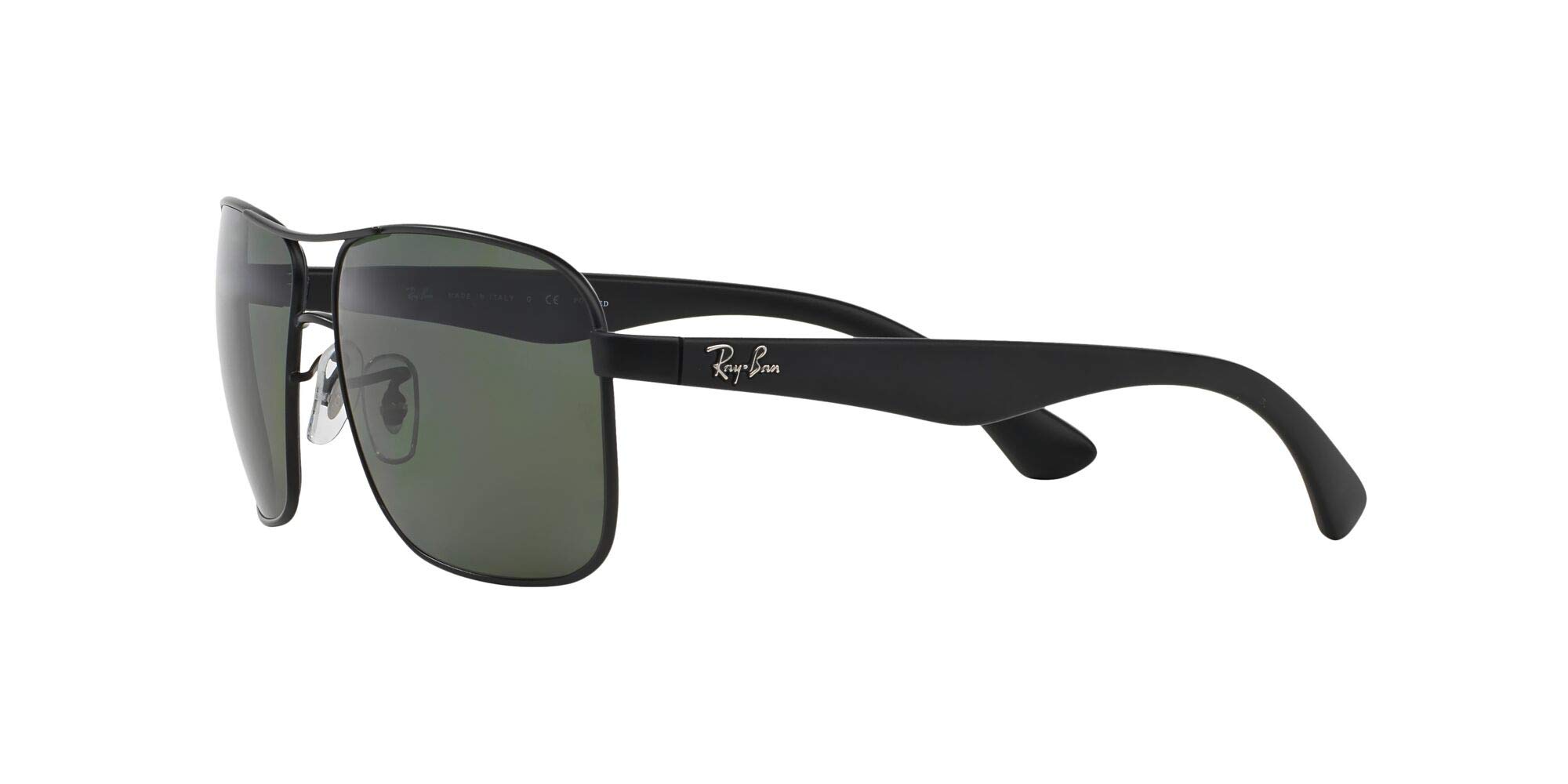 Ray-Ban Men's Rb3516 Metal Square Sunglasses