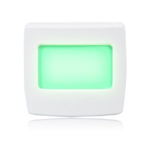 Maxxima Mini Green Always On LED Night Light - Ideal Plug-in Lighting for Bedrooms, Bathrooms, Kitchens, Kids' Nursery, Hallways, Stairs or Any Dark Room or Space at Home - 4 Pack