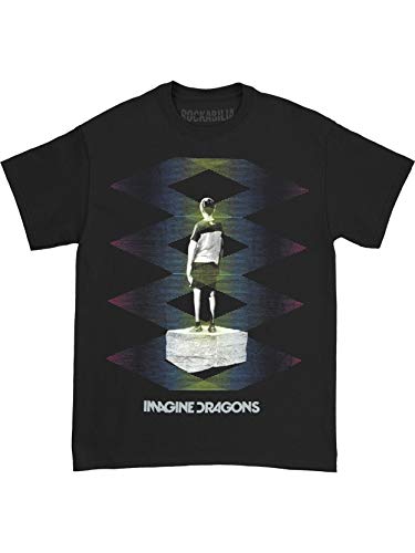 Bravado Men's Imagine Dragons Zig Zag T-Shirt , Black, X-Large