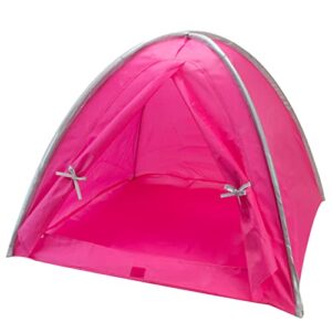 sophia's - 18" doll - camping tent - hot pink