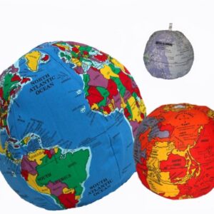 Hugg-A-Planet Earth, Moon, and Mars 3 Piece - Soft Plush Globe for Learning, for Kids Teens Adults, for Teachers and Parents, Educational Toy