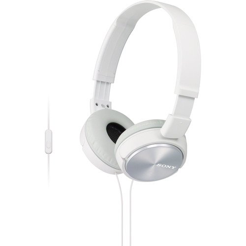 Sony Premium Lightweight Extra Bass Stereo Headphones with in-line Microphone and Remote for Android Smartphone (White)