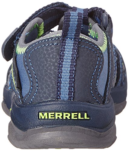 Merrell Hydro Sport Sandal, Navy/Green, 9 US Unisex Little Kid