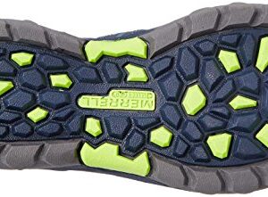 Merrell Hydro Sport Sandal, Navy/Green, 9 US Unisex Little Kid