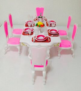 my fancy life dollhouse furniture grand dining room play set