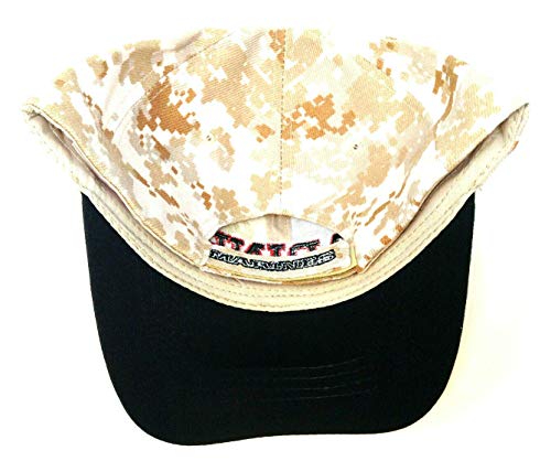 Text USMC United States Marine Corps Digital Camo Camouflage Hat Cap