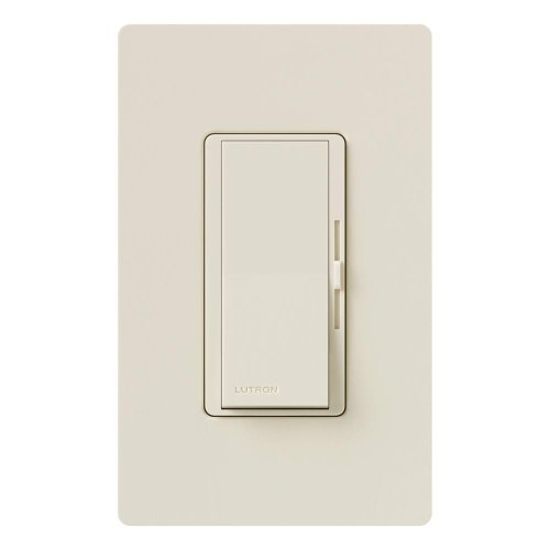 Lutron Diva LED+ Dimmer Switch for Dimmable LED, Halogen and Incandescent Bulbs, 250W/Single-Pole or 3-Way, DVCL-253P-LA, Light Almond