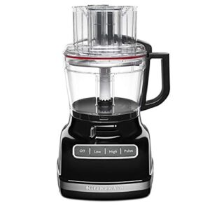 kitchenaid kfp1133ob 11-cup food processor with exact slice system - onyx black