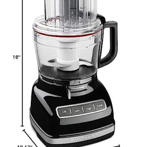 KitchenAid KFP1133OB 11-Cup Food Processor with Exact Slice System - Onyx Black