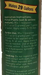 Soil Blast Concentrate 5oz Bottle Makes 29 Gallons by Supreme Growers Compost Tea Alternative Inoculant Contains Beneficial Bacteria and Trichoderma Can Be Used with Myco Blast and Kelp Blast