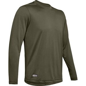 under armour men's tactical tech long-sleeve shirt , marine od green (390)/marine od green , x-large