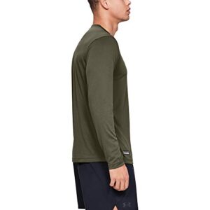 Under Armour Men's Tactical Tech Long-Sleeve Shirt , Marine Od Green (390)/Marine Od Green , X-Large